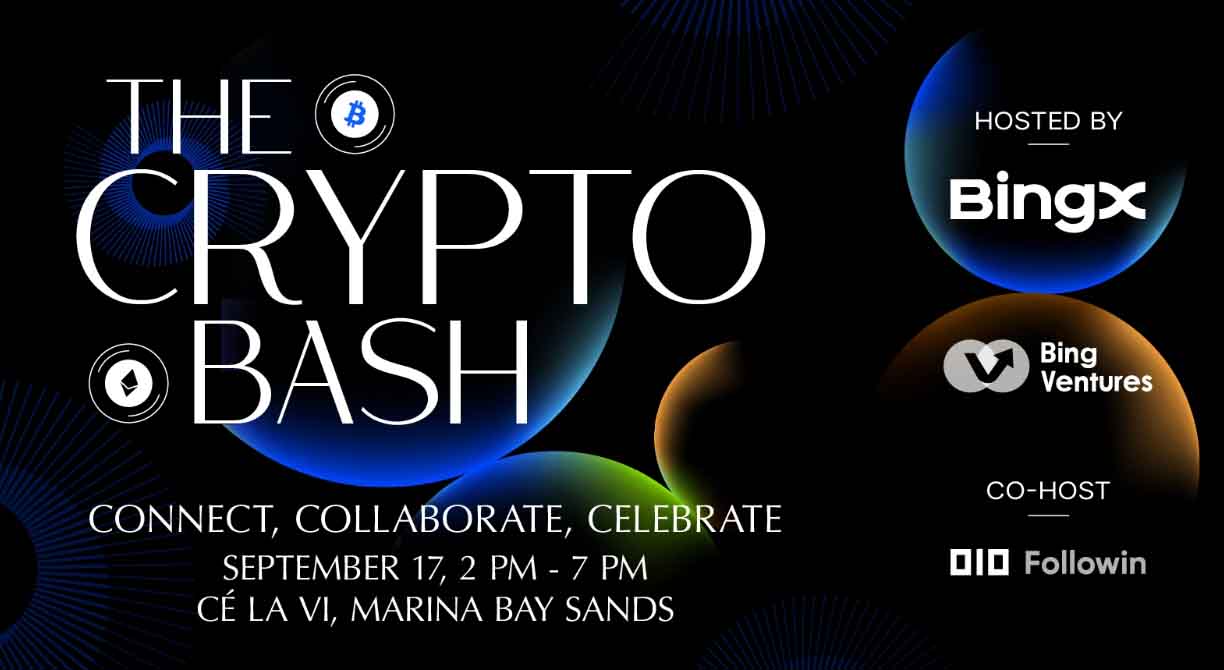 Bing Ventures to Present THE CRYPTO BASH at TOKEN2049 Singapore - Oasis Block News